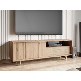 Meuble TV TRIKY : style raffiné et rangement astucieux