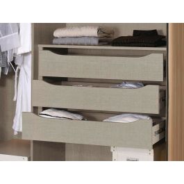 Bloc-tiroir BETA 3 tiroirs 90 cm lin naturel